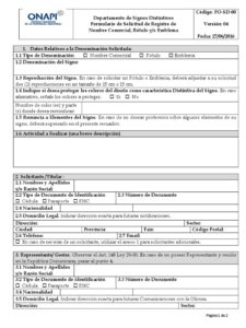 ᐈAquí puedes encontrar información sobre el Formulario ONAPI【2025